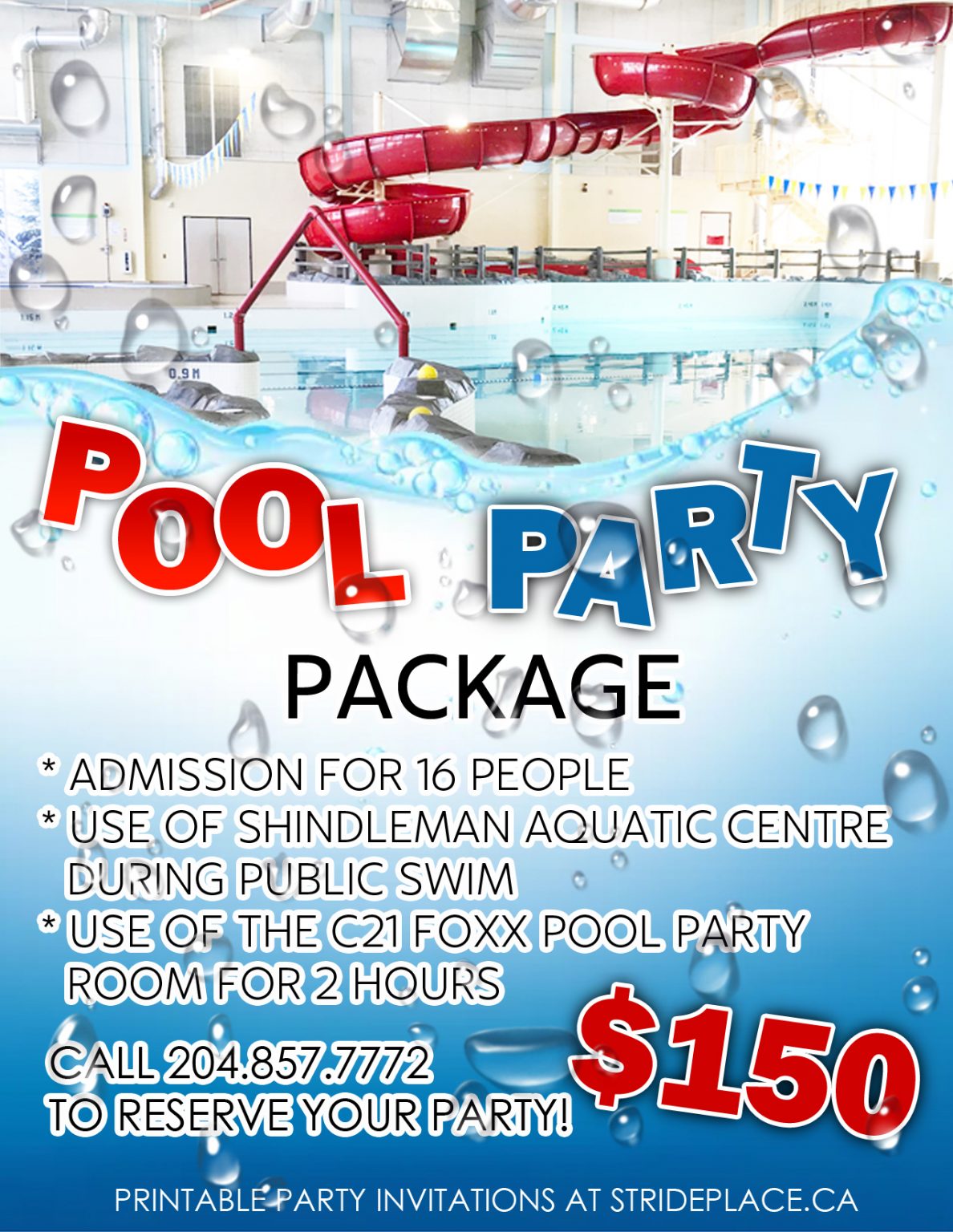 Shindleman Aquatic Centre – Stride Place – PRRA